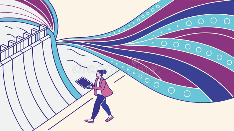 Data Stream Tunnel, Digital Flow, Internet Connection, Technology ...