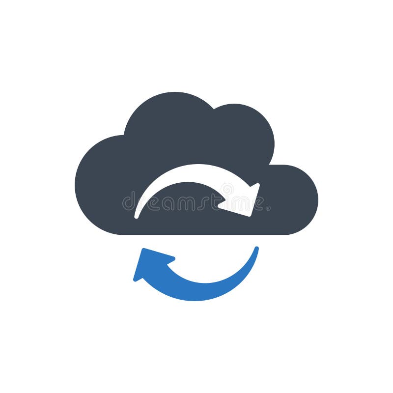 Data sync icon stock vector. Illustration of update - 217599383