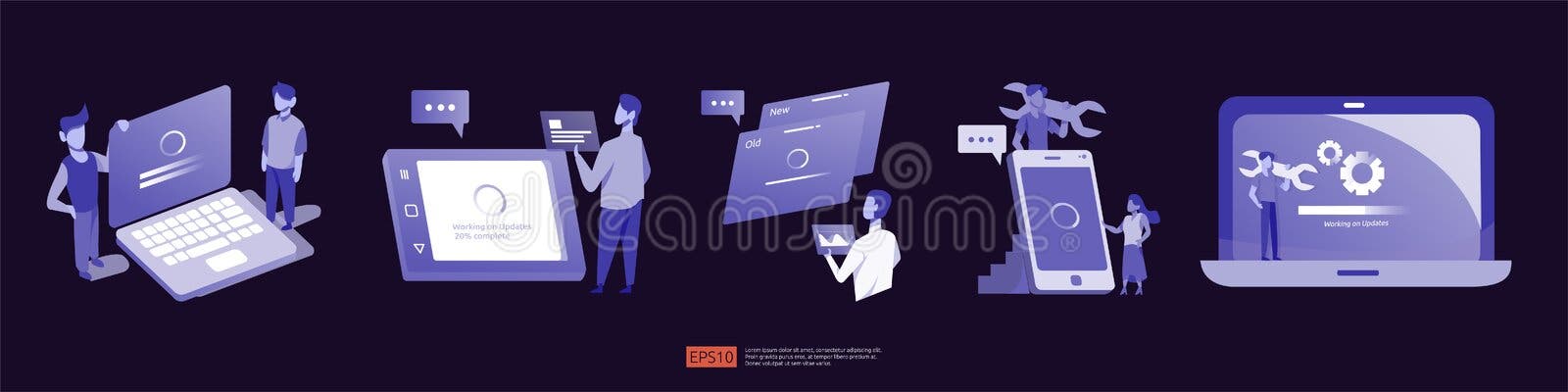 Update Progress Concept of Operation System, Data Synchronize Process ...