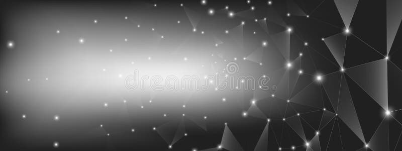 Data Tech Concept. Gray Science Wallpaper Stock Vector - Illustration ...