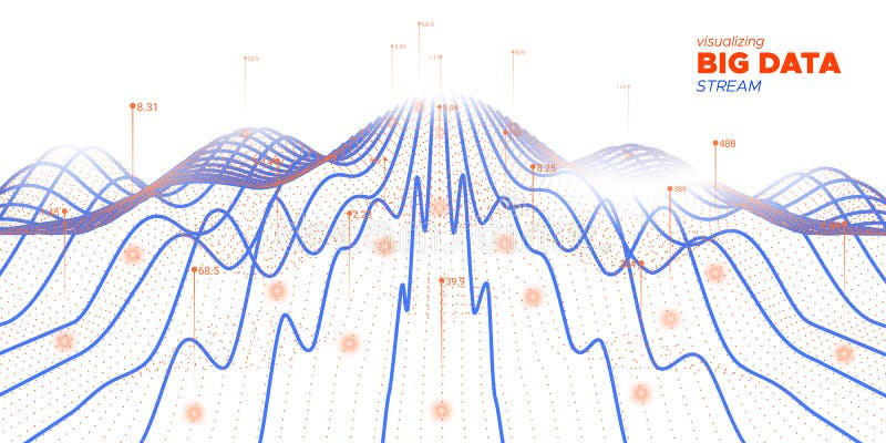 Data Tech. White Technology Information Stock Illustration ...