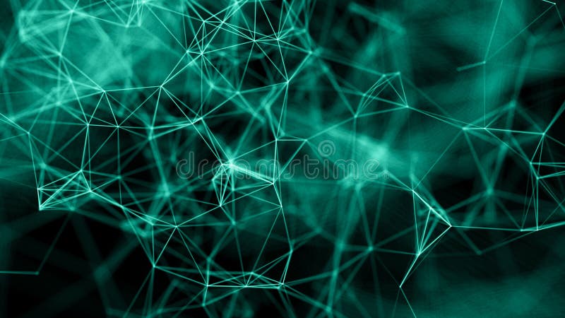 Data Technology Background. Big Data Visualization. Connecting Dots and Lines. Science ...