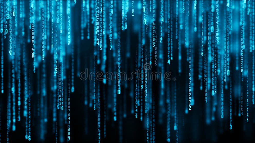 Digital Code Data Transmission Background Stock Illustrations – 2,004 ...