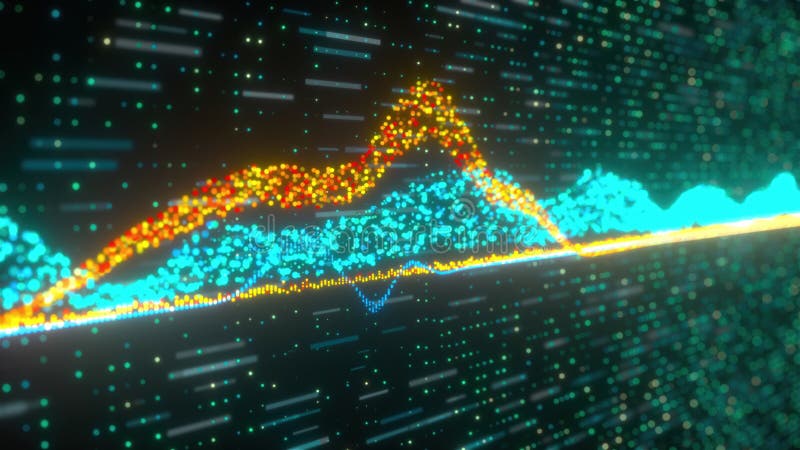 Data technology 3d render stock illustration. Illustration of design ...