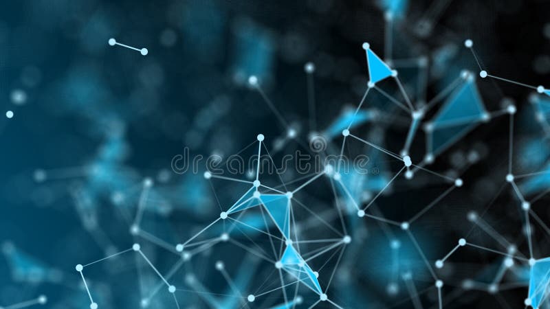 Data Technology Digital Background. Plexus Connection Abstract Global Network Stock Illustration ...