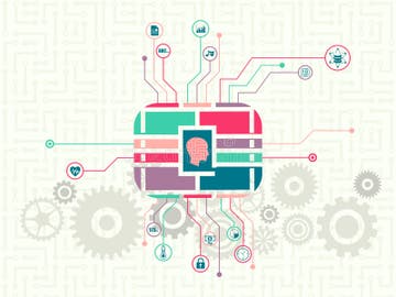 Merge Human Machine Stock Illustrations – 90 Merge Human Machine Stock ...