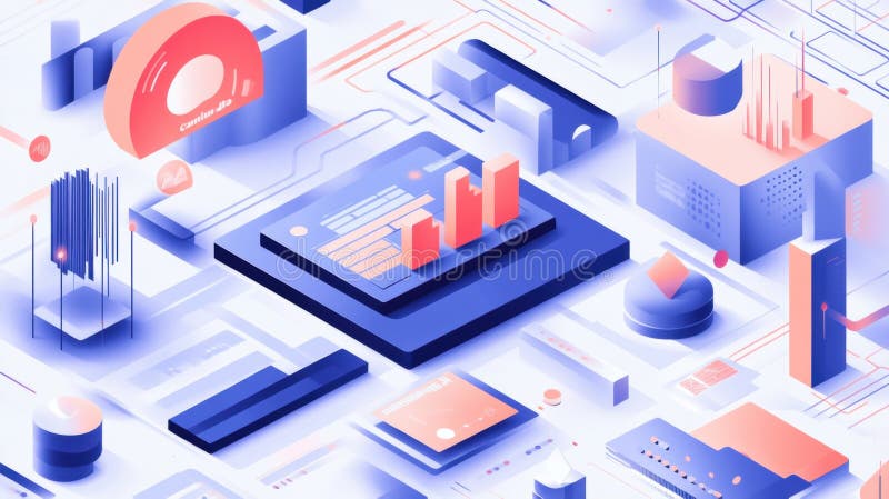 Data and Technology Visuals Representing Analytics in a Modern Concept ...