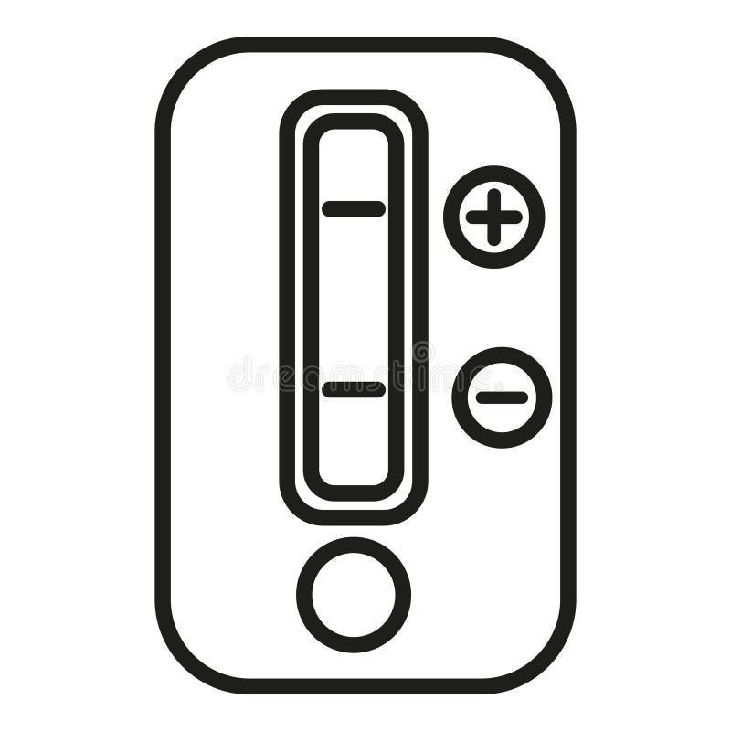 Data Test Icon Outline Vector. Sample Clinic Stock Illustration ...