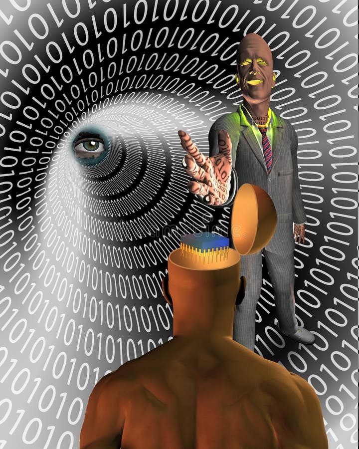 Data Thief stock illustration. Illustration of coding - 34678363