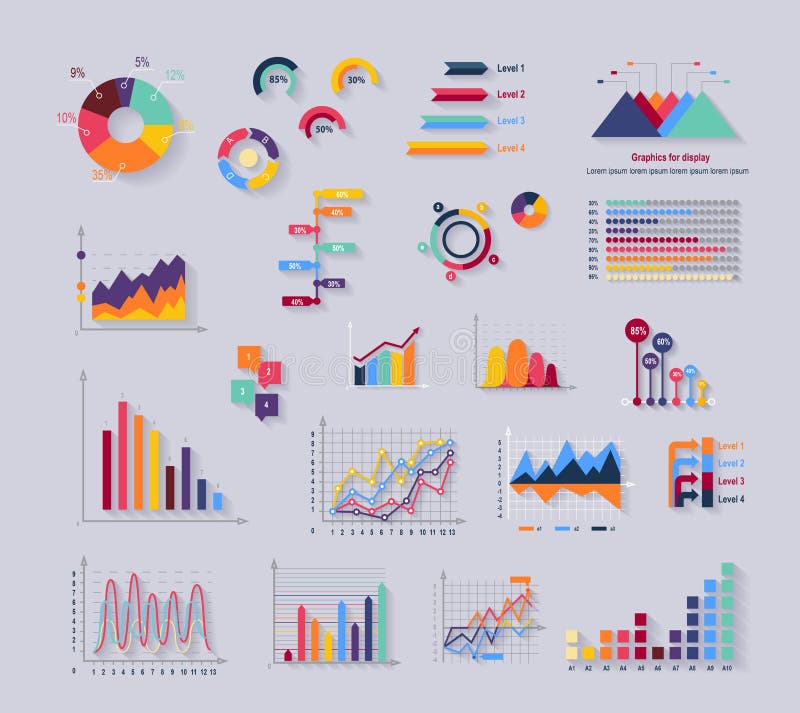 Data Tools Finance Diagramm and Graphic Stock Illustration ...