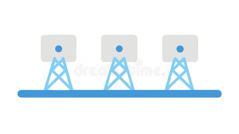 Data Towers Icon, Server Farms and Data Centers, Vector Design Generative AI Stock Vector ...