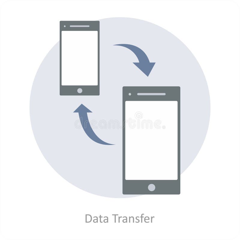 Data Transfer stock vector. Illustration of transfer - 264940251