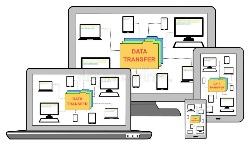 Data Pad Transfer Stock Illustrations – 234 Data Pad Transfer Stock ...