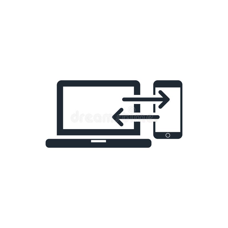 Data transfer icon stock vector. Illustration of information - 189116566