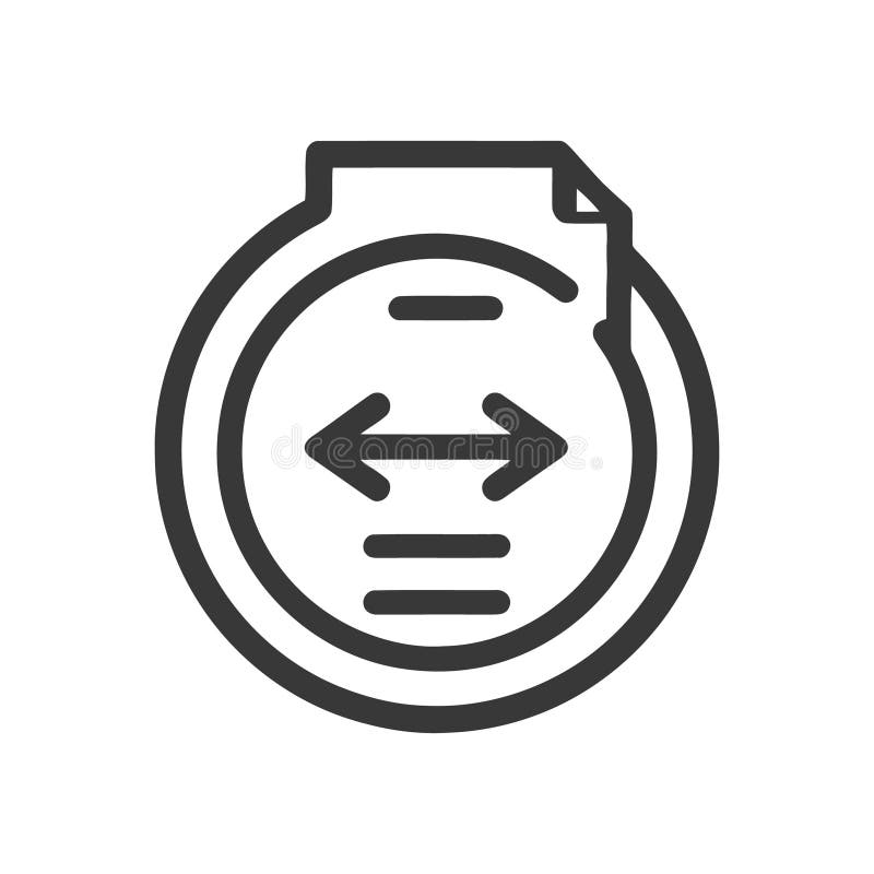 Full-Screen Document Zoom Feature with Double Arrows Interface Stock ...