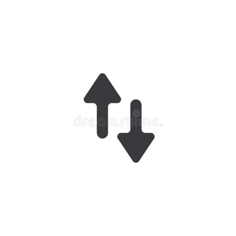 Data Transfer Icon. Isolated Perfect Pixel Arrow Icon with Flat Style ...