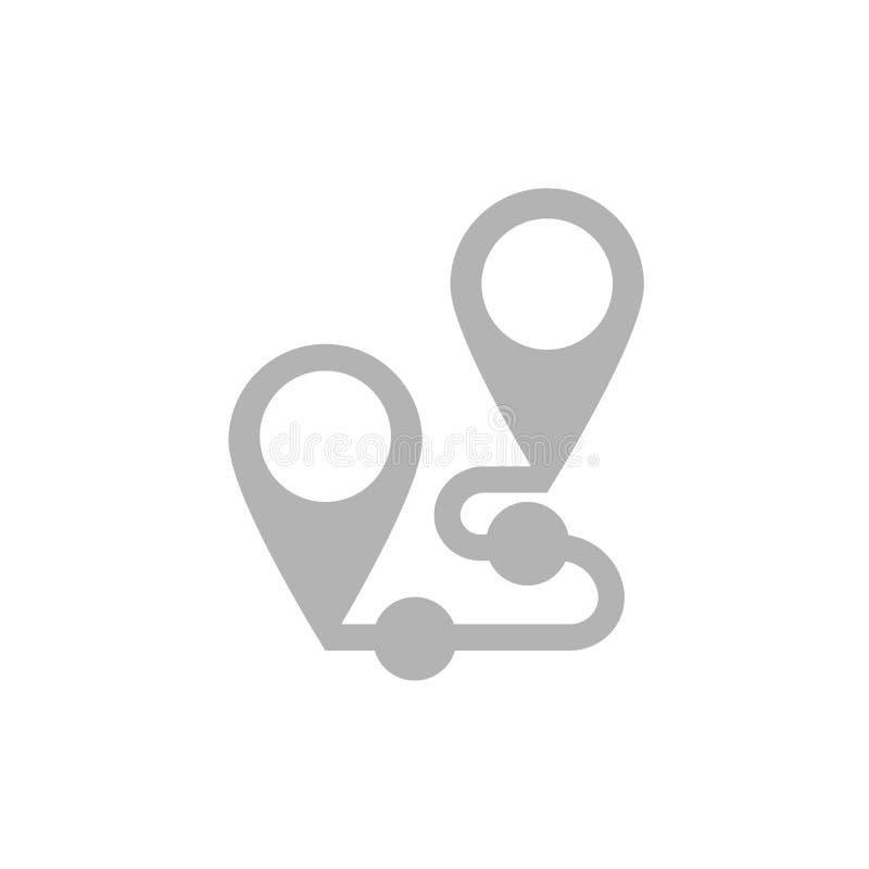 Data Transfer Icon, from One Point To Another, Vector Illustration ...