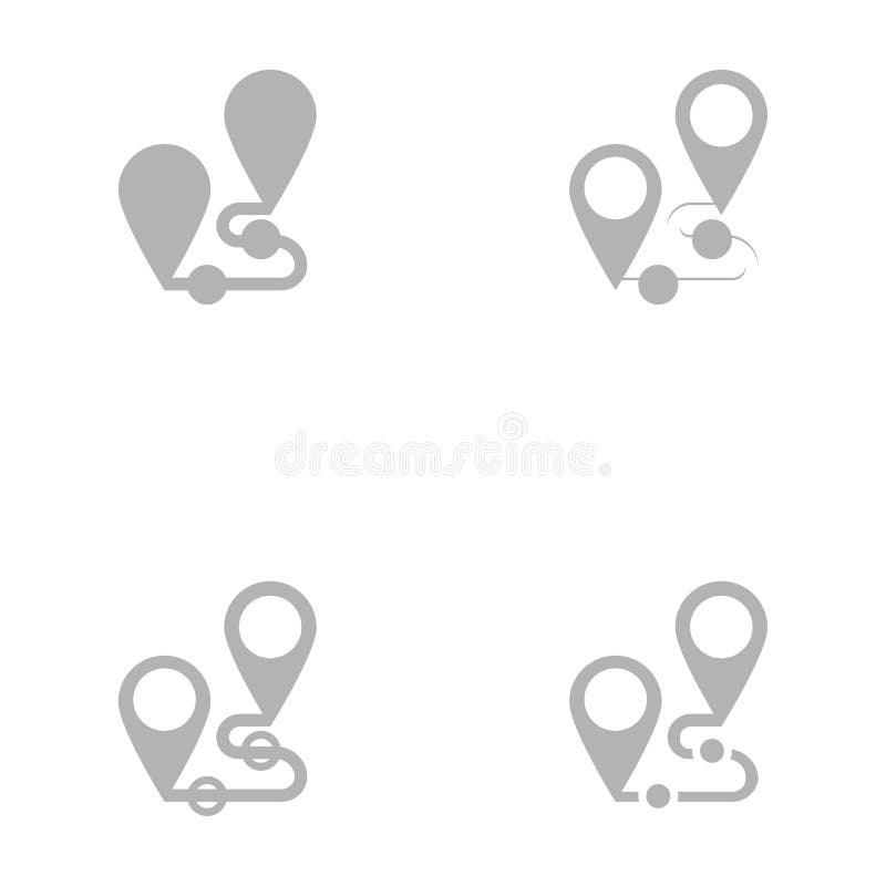 Data Transfer Icon, from One Point To Another, Vector Illustration ...