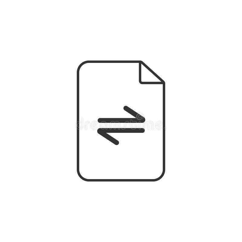 Data Transfer Icon. Simple Element Illustration. Data Transfer Symbol ...