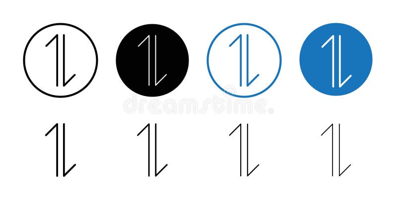 Data Transfer Icon Outline Vector for Web Ui Stock Vector ...