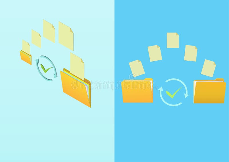 Data transfer illustration stock vector. Illustration of isometric ...