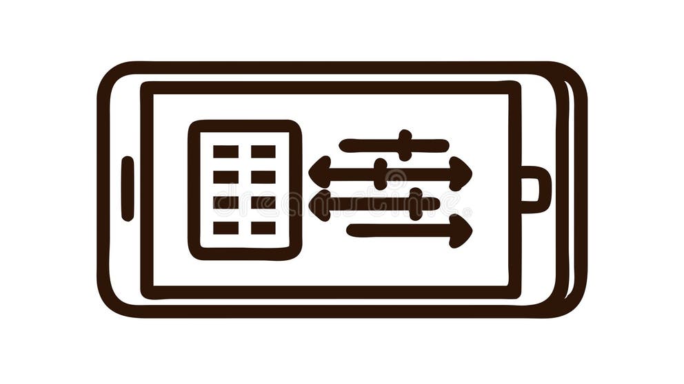 Data Transfer Mobile, Digital Services, Vector Design Generative AI ...