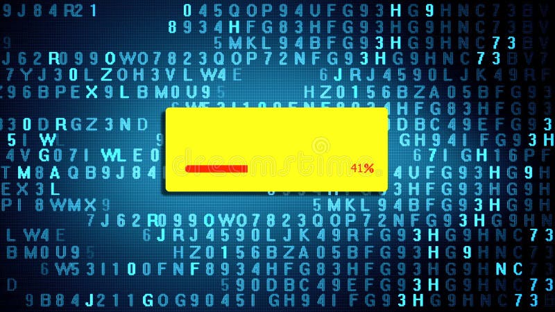 Data Transfer Process on Computer Screen Stock Footage - Video of data ...