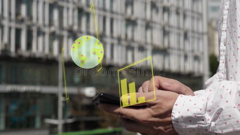 Data Transfer Progress Graph Complete Diagram on Screen Phone Virtual ...