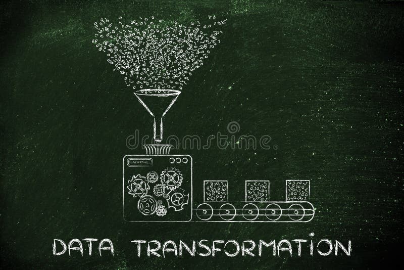 Data Transformation Factory Processing Binary Code Stock Image Image Of Archive Binary 60913177