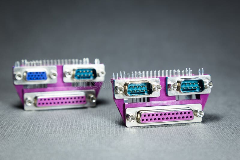 Data Transmission Connectors Stock Photo - Image of connectors, call ...