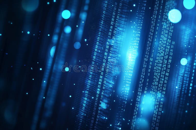 Data Transmission Process Based on Internet Binary Code, Background for ...