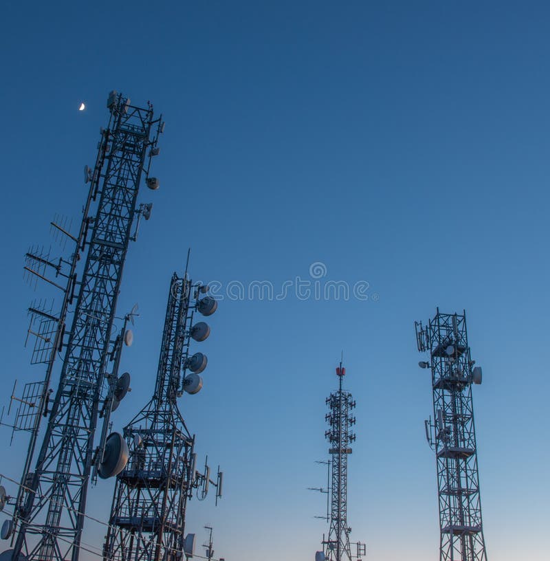 Data transmission tower stock photo. Image of data, control - 168536866