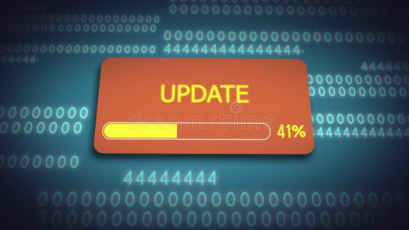 Data Update or Synchronize with Bar Process. Update on Laptop and Smartphone. Motion Graphics ...