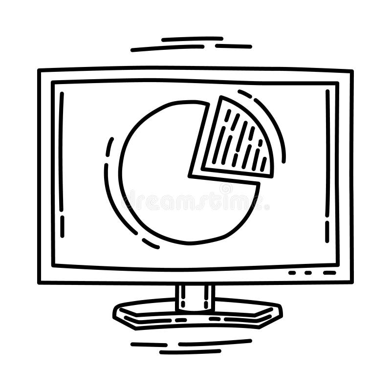 Data Usage Icon. Doodle Hand Drawn or Outline Icon Style Stock Vector ...