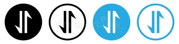 Data Usage Icon Set Vector. Data Transfer Symbol Vector Stock Vector ...