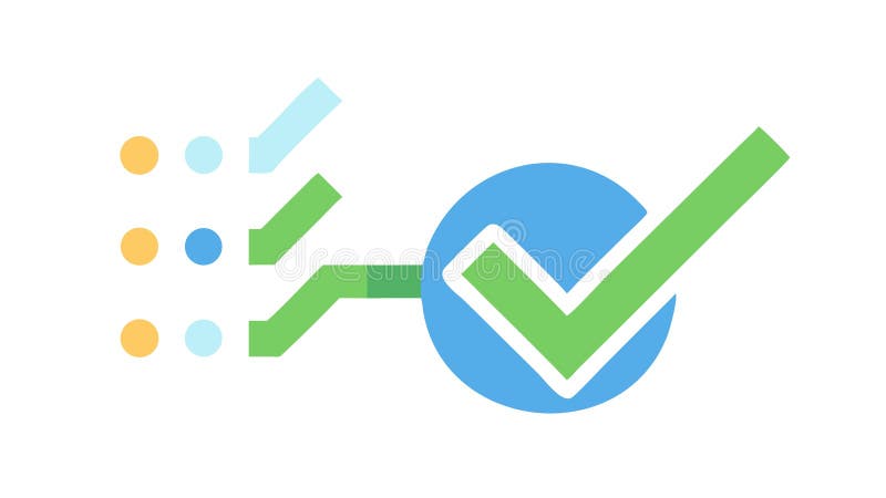 Data Validation Check, Successful Process Completion, Vector Design ...