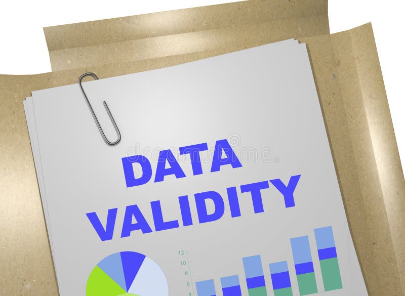 Data Validity concept stock illustration. Illustration of assessment ...