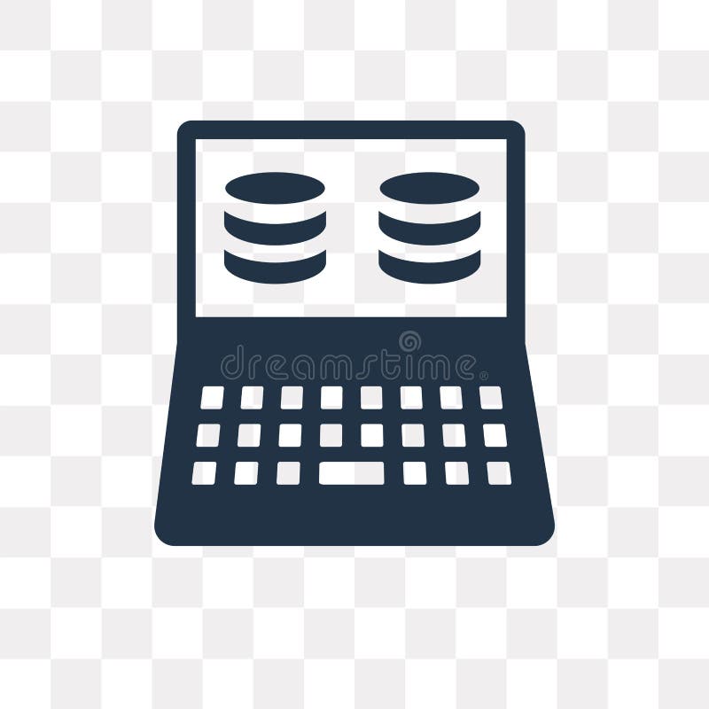 Data Vector Icon Isolated on Transparent Background, Data Trans Stock ...