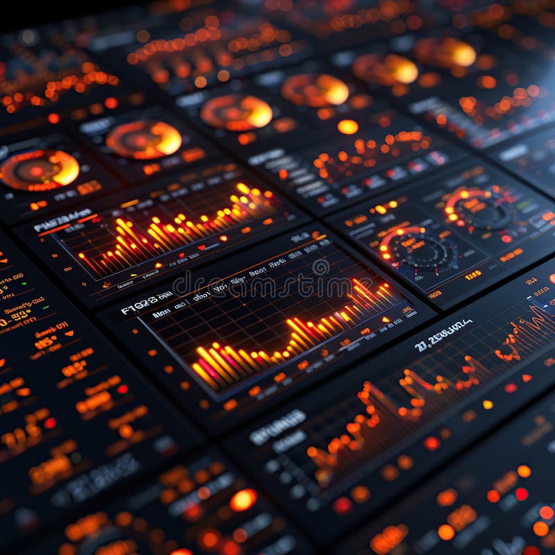 Data Visualization: Abstract Representation of Technology and Data Flow ...