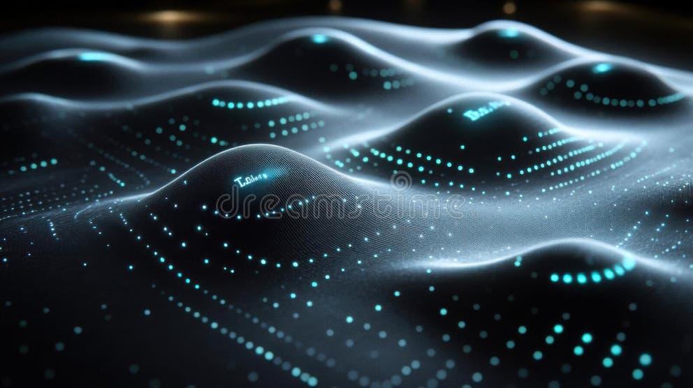 Data Visualization, Abstract Waveform Stock Image - Image of complex ...