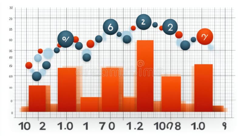 Data Visualization Chart stock illustration. Illustration of graph ...