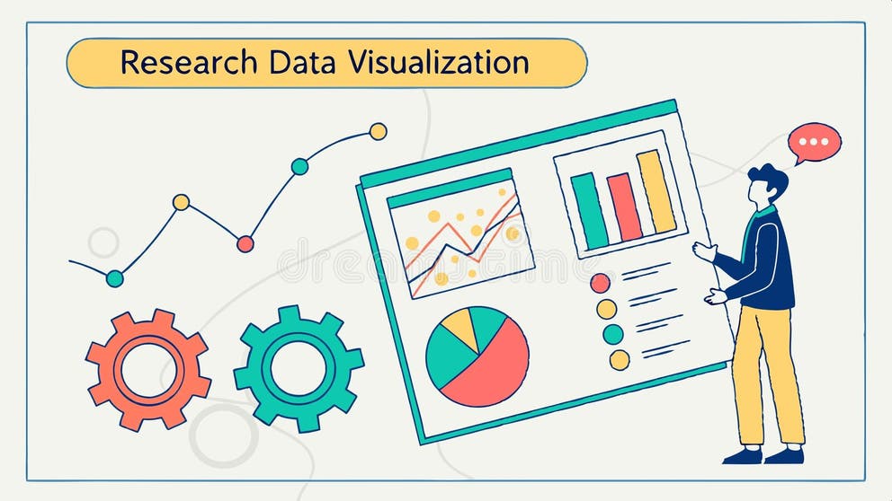 Data Visualization Chart, Research Analysis, Business Data Vector ...