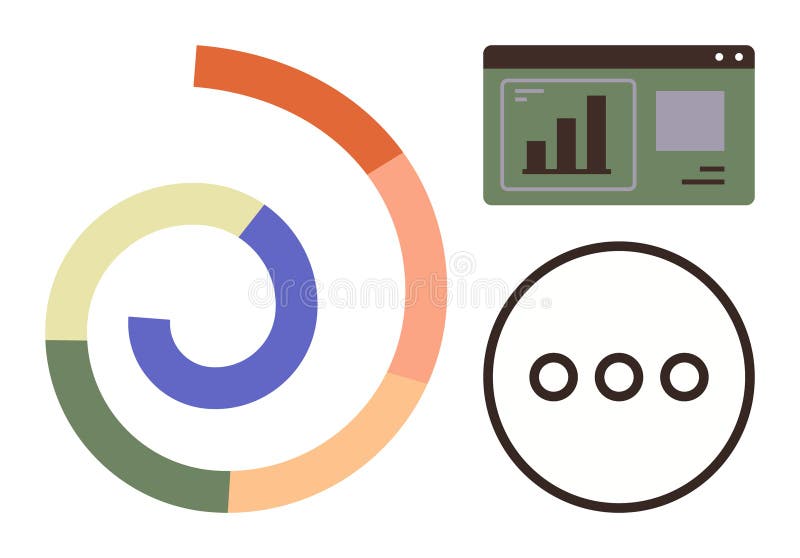 Colorful Spiral Chart Stock Illustrations – 904 Colorful Spiral Chart ...