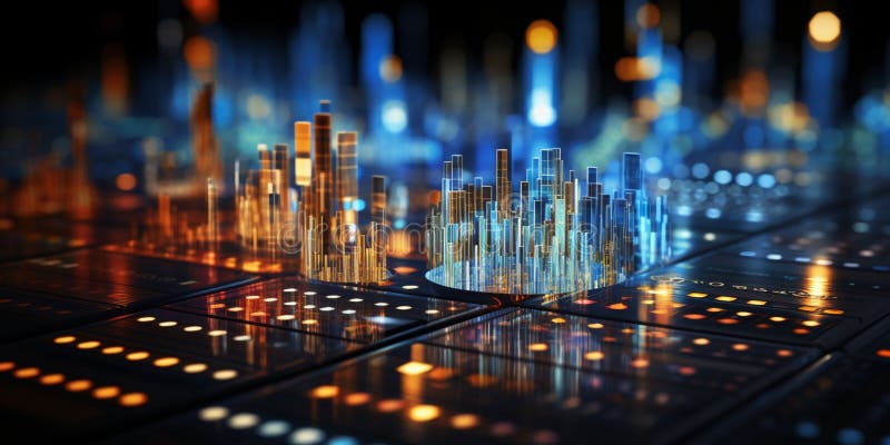 Data Visualization, Close Up Technology Digitalization, Optimization of ...