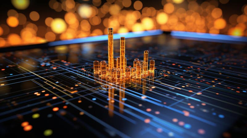 Data Visualization, Close Up Technology Digitalization, Optimization of ...