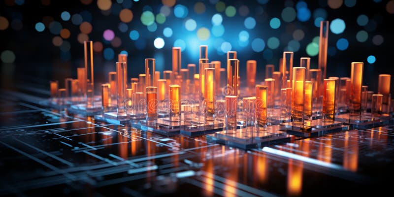 Data Visualization, Close Up Technology Digitalization, Optimization of ...