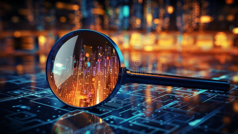 Data Visualization, Close Up Technology Digitalization, Optimization of ...