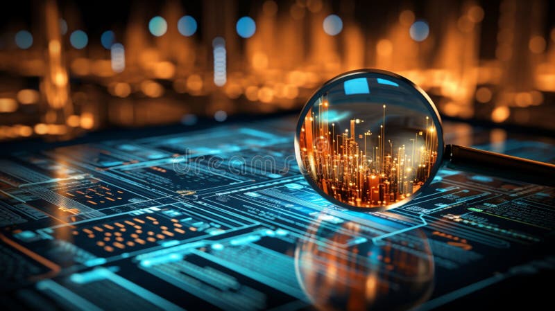 Data Visualization, Close Up Technology Digitalization, Optimization of ...