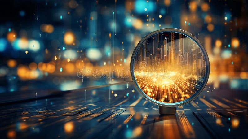 Data Visualization, Close Up Technology Digitalization, Optimization of ...