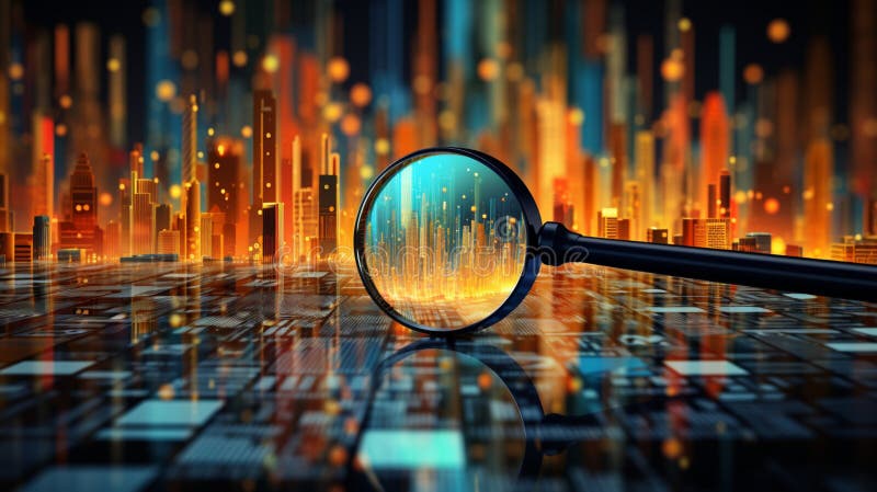 Data Visualization, Close Up Technology Digitalization, Optimization of ...